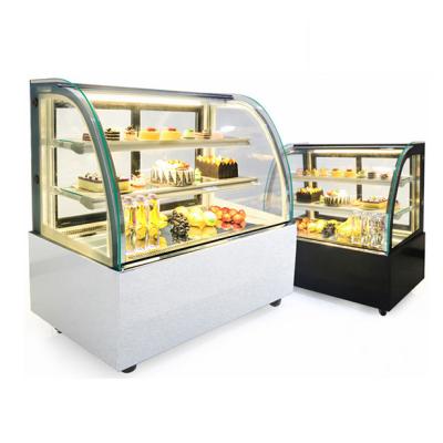 Cina Materie in acciaio inossidabile in vetro trasparente curvo / ad angolo rettilineo con scaffali multipli in vendita