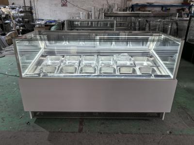 China Ice Cream Shops Equipment Ice Cream Display Freezer Ice Cream Dipping Cabinet for sale