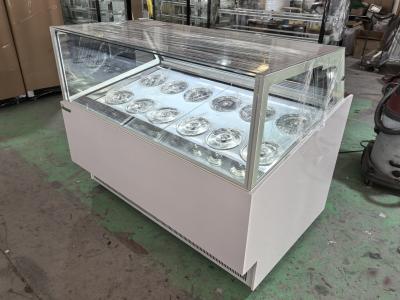 China Ice Cream Shops Equipment Ice Cream Display Freezer Ice Cream Dipping Cabinet for sale