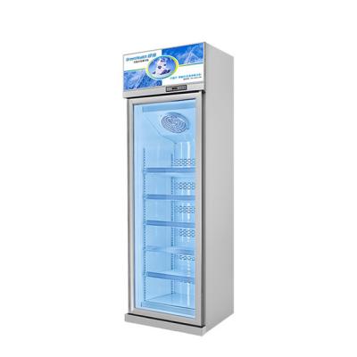 China Commercial Supermarket / Store With One Glass Doors Equipped Freezing Display Refrigerators for sale