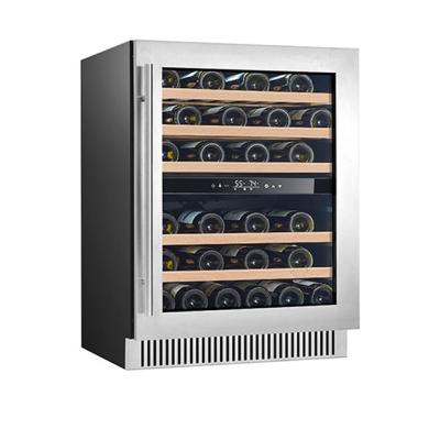 Cina Vendite dirette di fabbrica 68 bottiglie di albero vino rosso laminato display frigorifero vino rosso congelatore in vendita