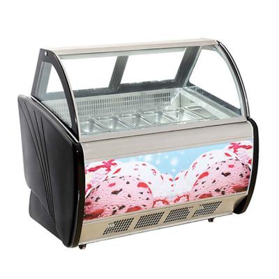 Fashionable New Multi Plate Ice Cream Storage Refrigeration Display Freezer