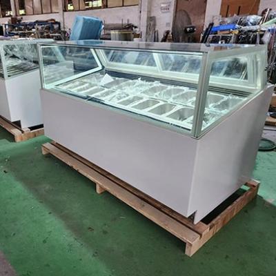 China Compact and Durable Below 18 Degree Temperature Ice Cream Freezer for Shop for sale