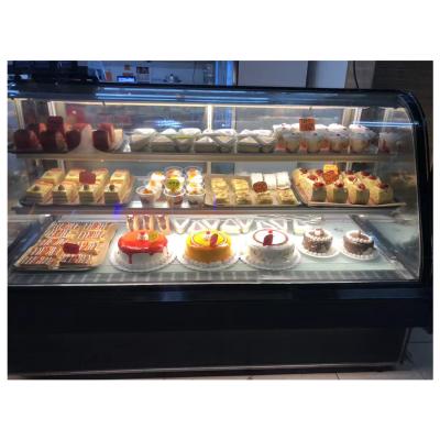 China Built In Compressor Right Angle Three Layer Cake Refrigerated Storage Display Freezer for sale