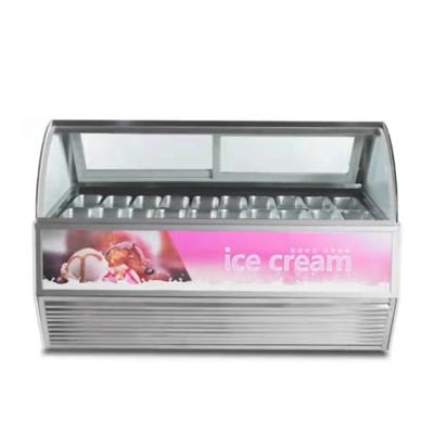 China Ice Cream Shops/Cake Shops Use Ice Cream Refrigerated Storage Display Refrigerators for sale