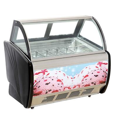 China Ice Cream Shops/Cake Shops Use Ice Cream Refrigerated Storage Display Refrigerators for sale