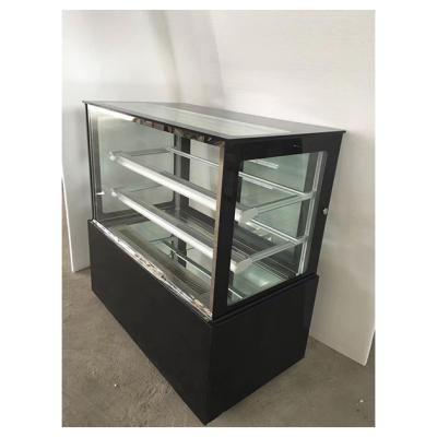China Right Angle Transparent Glass High-End Cake Refrigerated Storage Display Freezer for sale