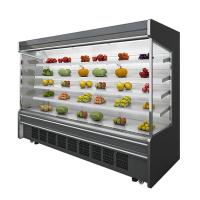 China Built In Compressor Five Layer Shelf Fruit/Vegetable Storage Open Type Freezer for sale