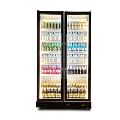 China High End High-Quality Beverage Refrigeration Display Freezer With Adjustable Multiple LED Lights for sale