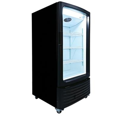 China Exclusive Export Single Door Fan-Cooled Beverage Refrigeration Display Freezer for sale