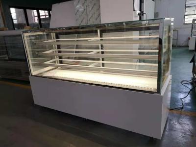 China Pastry Dessert Cake Display Chiller With Back Sliding Door Air Cooling System for sale