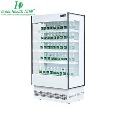 China 780W Multideck Open Chiller , 1.25m Multi Deck Drinks Food Shop Cafe Display Fridge for sale
