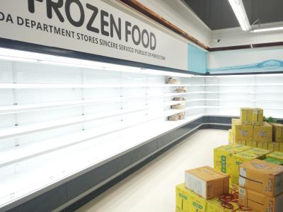Refrigeration Multi - Deck Open Chiller Supermarket Showcase Dimensions 1000*2000 Mm
