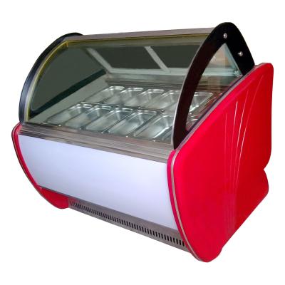 Cina Vassoi economici del congelatore 1260W 12 dell'esposizione del gelato per il supermercato in vendita