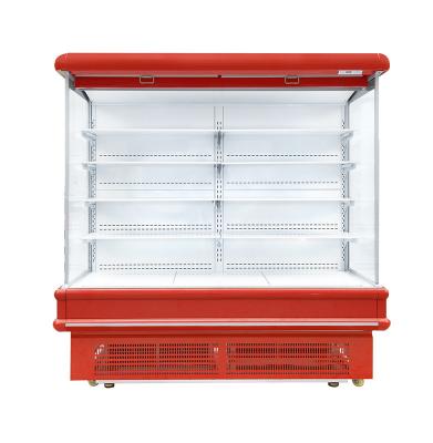 Cina Acciaio dipinto e refrigeratore aperto materiale del PVC Multideck per frutta e la verdura in vendita