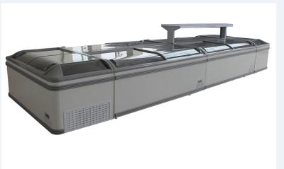 China Danfoss Compressor Supermarket Island Freezer For Meat  ,  Bread 50Hz for sale