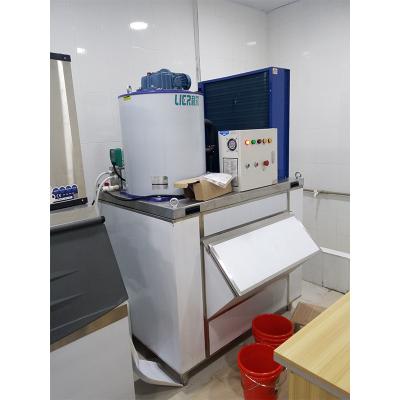 China Supermarket Flake Ice Maker High Capacity Borneol Ice Making Machine for sale