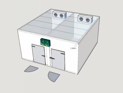 China -40~+15℃ Cold Storage Room For Meat Chicken Seafood Long Life Cycle for sale