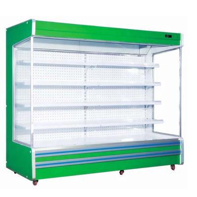 China Equipamento de refrigeração refrigerando do supermercado da mostra da leiteria do leite da exposição do fruto do fã à venda