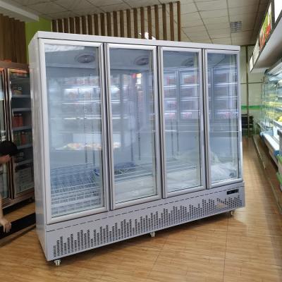 China Dynamic Cooling System PU 60Hz Commercial Beverage Cooler for sale