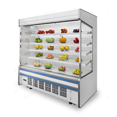 China Refrigerador aberto comercial da exposição do vegetal de fruto do supermercado 3m à venda
