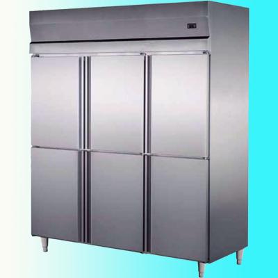 Cina Congelatori verticali commerciali dell'acciaio inossidabile 6 porte per la fabbrica del ristorante in vendita