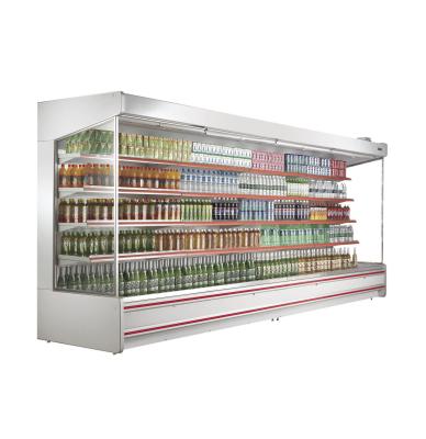 Cina Il refrigeratore aperto aperto dinamico di Multideck evaporatore/del fan con la macchina per colata continua fortificata spinge in vendita