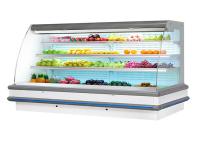 China Upright Multideck Open Chiller Fruit Vegetable Milk Display Cooler for sale