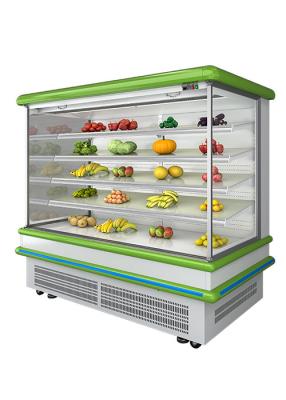 China Commercial Refrigerator Multideck Open Display Chiller For Vegetable And Fruit for sale
