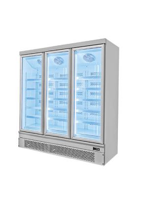 Cina vetrina verticale della porta 1450L dell'esposizione della fabbrica commerciale di vetro del congelatore in vendita