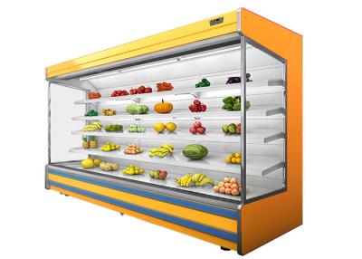 China Verre de Ijskastshowcase van Multideck van het Systeem Open Dek Koelere voor Supermarkt Te koop