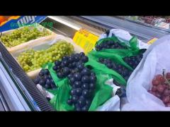 Chest Deep Horizontal Island Display Freezer Top Opening With Fan Cooling