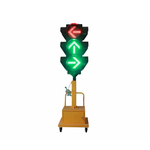 Quality 12V Solar Portable Traffic Light Remote Control Traffic Light PC Traffic Light for sale
