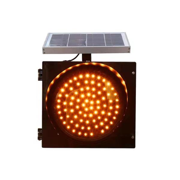 Quality Pedestrian Slow Down Solar Powered Yellow Led Flashing Beacon Road Safety Traffic Hazard Slolar Warning Light for sale