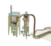 Quality 10CFM Pneumatic Dust Collector 2 Inch Materials Conveying Dust Collector for sale