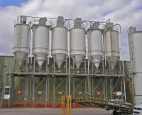 Quality 10M Dia Braw Material Silo 5000T Bulk Material Storage Silos for sale
