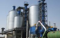 Quality Galvanized Raw Material Silo Granular Stainless Steel Silo With Conical Roof for sale
