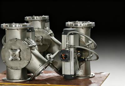 China 100 Gpm Flow Rate Industrial 2-way Valve Position Automatic Diverter Valve with Inline Mounting Type for sale