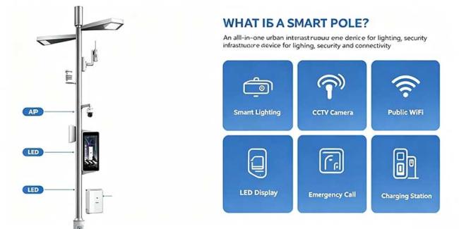Smart Pole application scenarios and installations