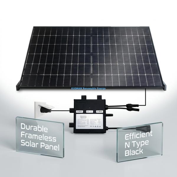 Quality High Power Output Solar Panel with IP65 Weather Resistance and Durable Aluminum Frame for Industrial Use for sale