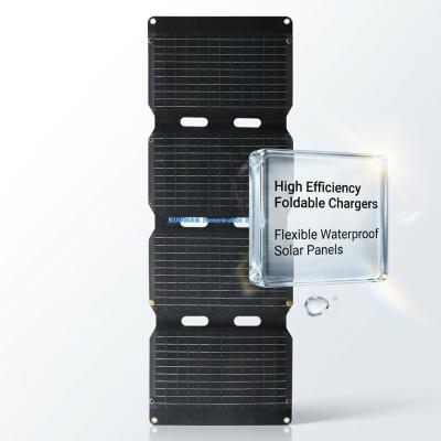 China 40W Foldable PERC Solar Panel Portable Solar Charger for Mobile Phone and Laptop for sale