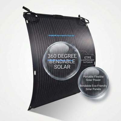 China High Efficiency 360° Bendable IP68 Waterproof Flexible Solar Panel with 24.20% Efficiency for sale