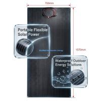 Quality 200W IP68 Waterproof 360° Bendable Flexible Solar Panel for Renewable Energy for sale
