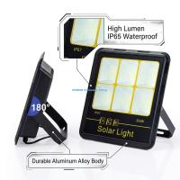 Quality 300W LED Solar Flood Light IP65 Waterproof 15000LM High Lumen with Aluminum for sale