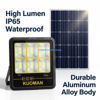 Quality IP65 Waterproof 200W-400W Solar Flood Light with 15000LM High Lumen LED Solar for sale