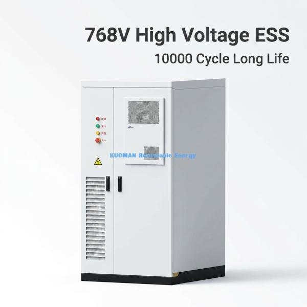Quality 100KWh Lithium-ion Commercial Energy Storage System with 768V ESS Battery for Industrial Applications for sale