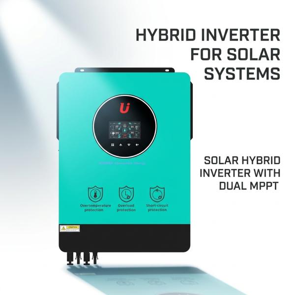 Quality 10KW Hybrid Solar Inverter with 98% Efficiency and Triple Protection for On/Off-Grid Systems for sale