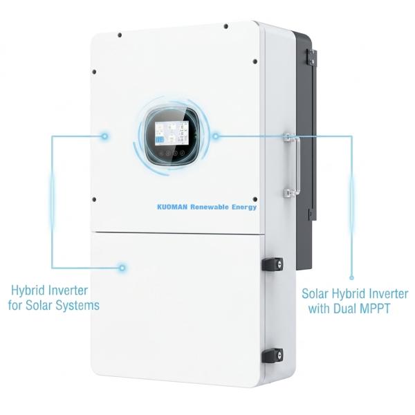 Quality BSR Series 36kW High PV Input Three-Phase Hybrid Solar Inverter with Lithium Battery & IP65 Protection for sale