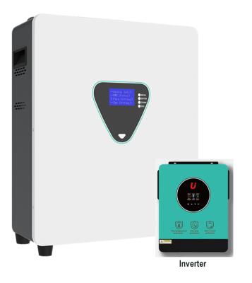 China High Capacity 51.2V 200Ah LiFePO4 Solar Energy Storage System 15kWh with App Control Wall-Mounted for sale