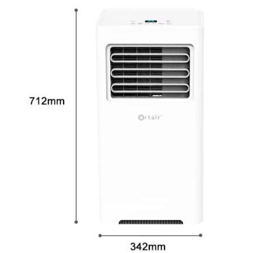 China Compact Movable Portable AC 6000BTU EER 6.51 Low Noise Digital Touch Control for Dorms & Small Office Spaces for sale